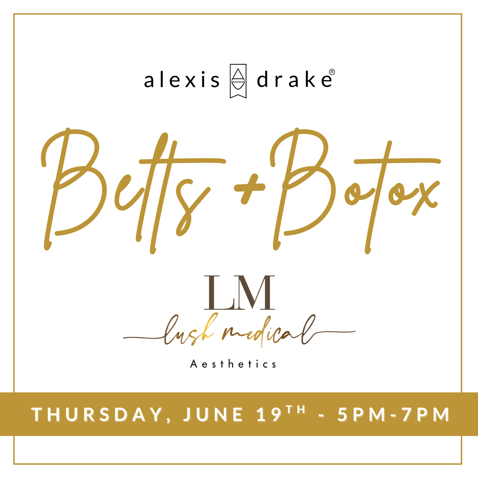 Belts + Botox | A Thursday Night of Fun – Alexis Drake