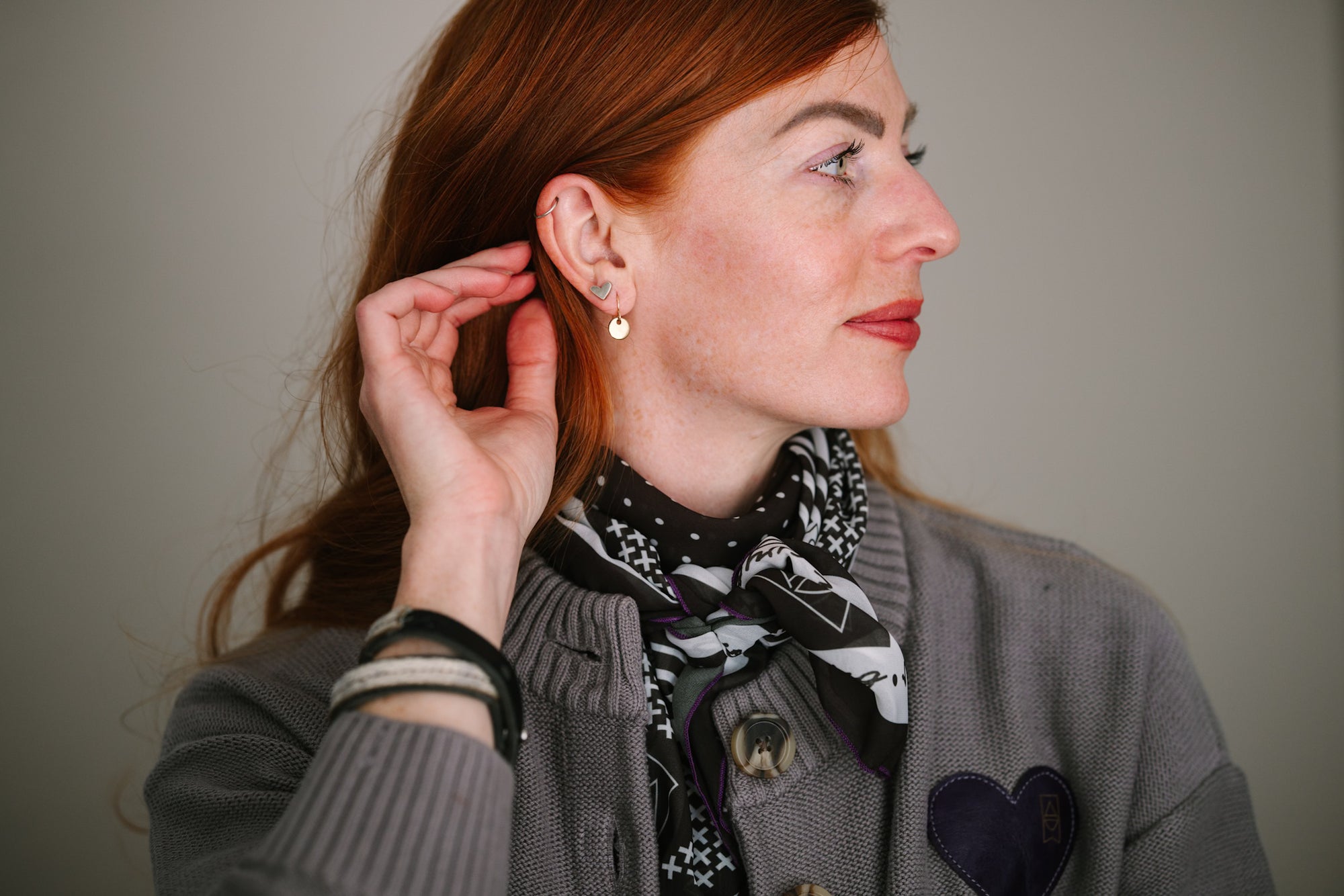 Scarf | Vintage Cross – Alexis Drake