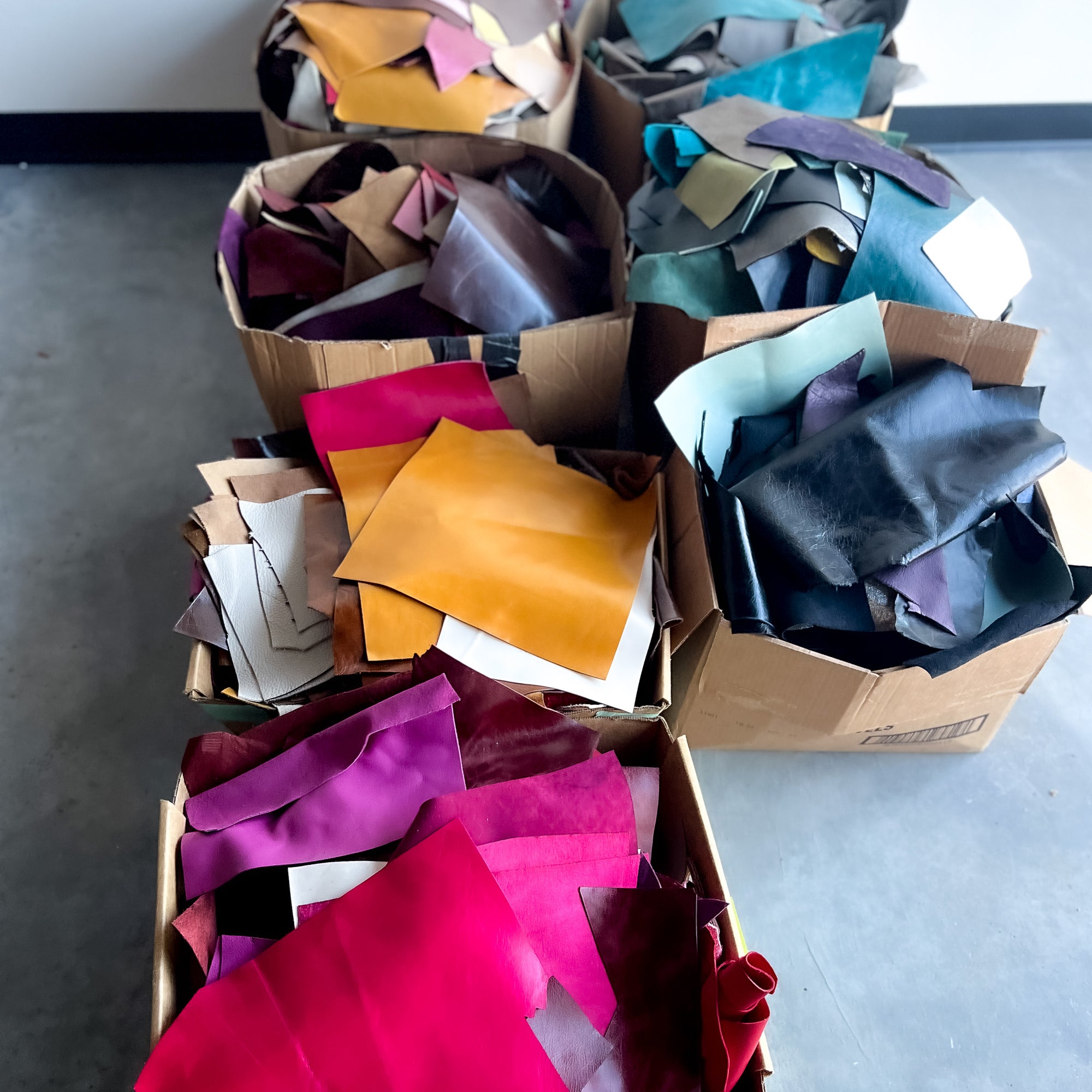 Make It Yourself | Leather Scrap Boxes | Various – Alexis Drake