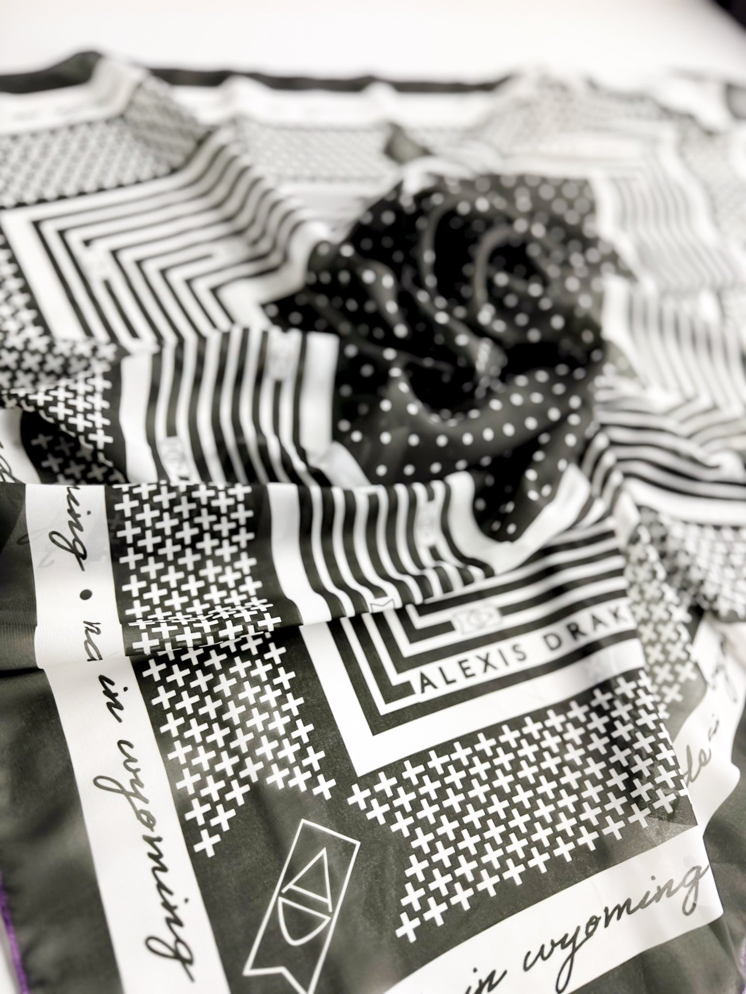 Scarf | Vintage Cross – Alexis Drake